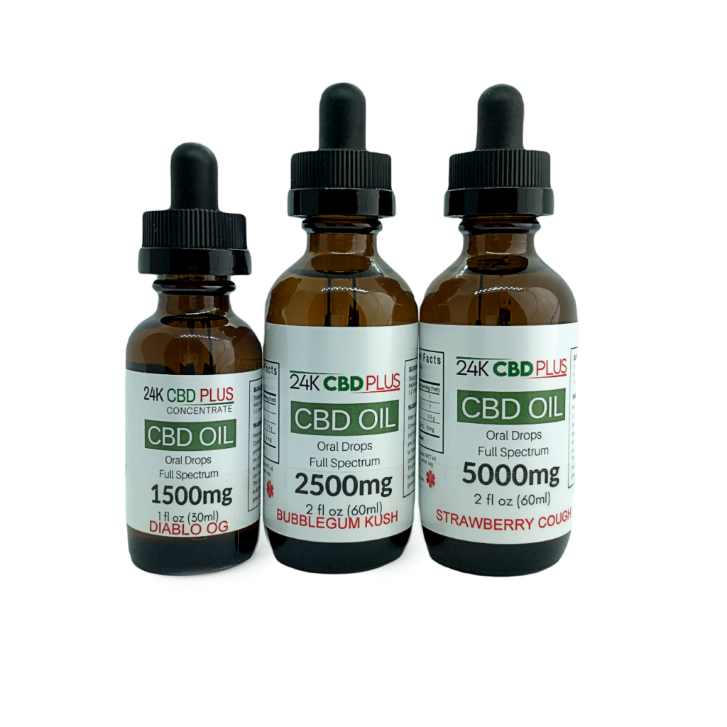 CBD Drops: Full Spectrum CBD with Terpenes 24k CBD Plus